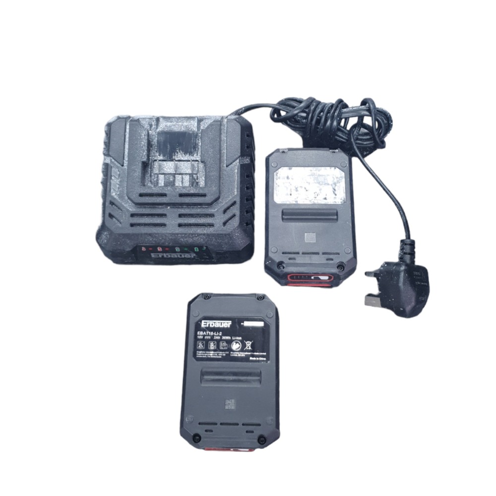 Pre-owned Erbauer Cordless 18V Tool Set - Own4Less